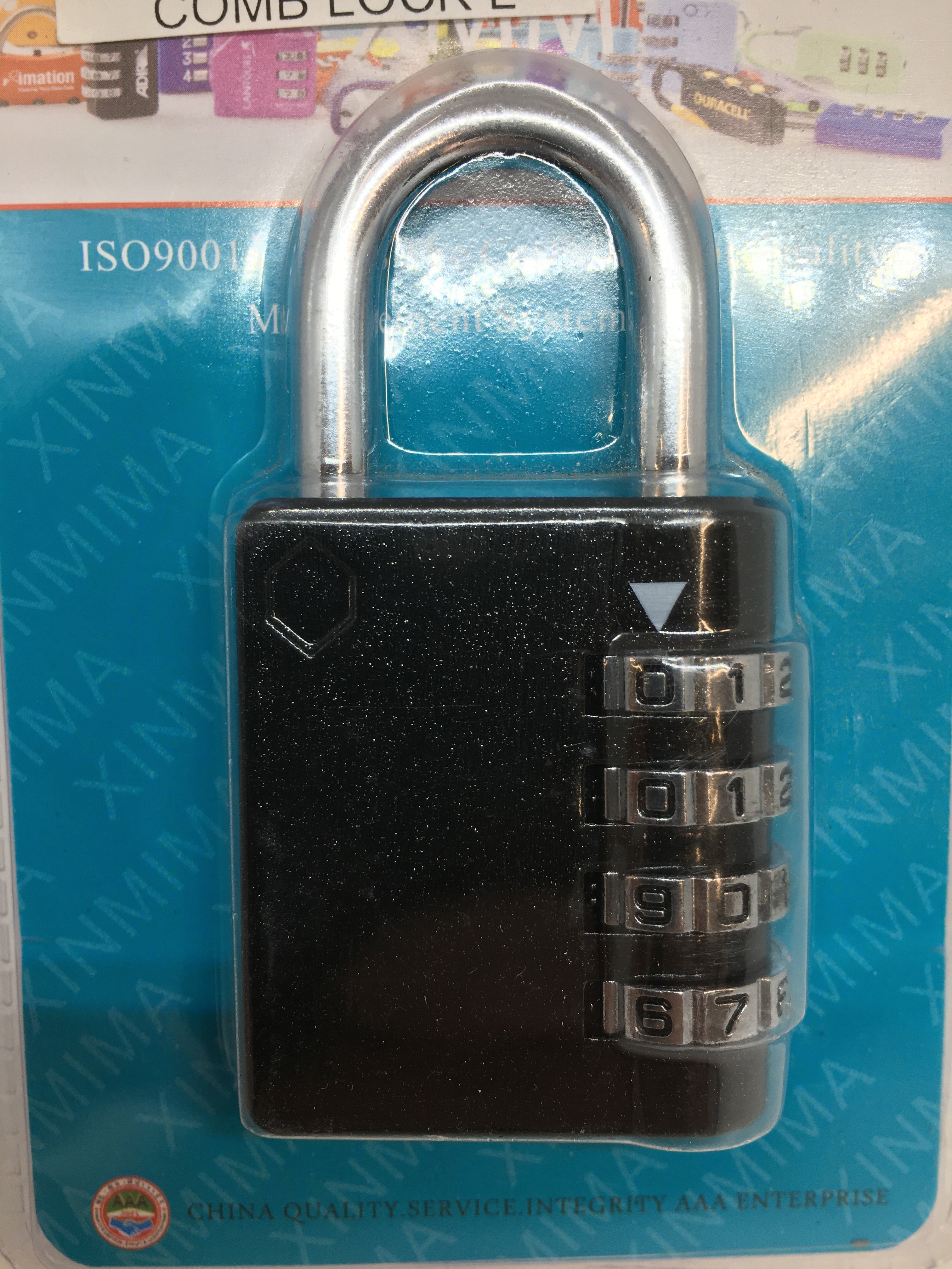 Padlocks-High Quality Black Combination Lock